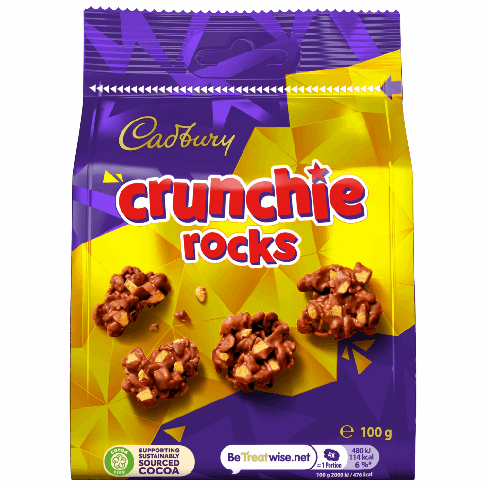 Cadbury Crunchie Rocks Bag 100g by British Store Online