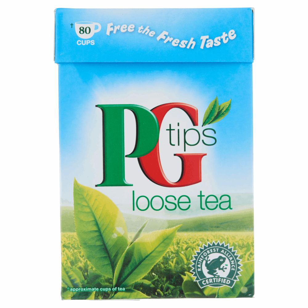 PG tips 80 Cups Loose Tea 250g by British Store Online