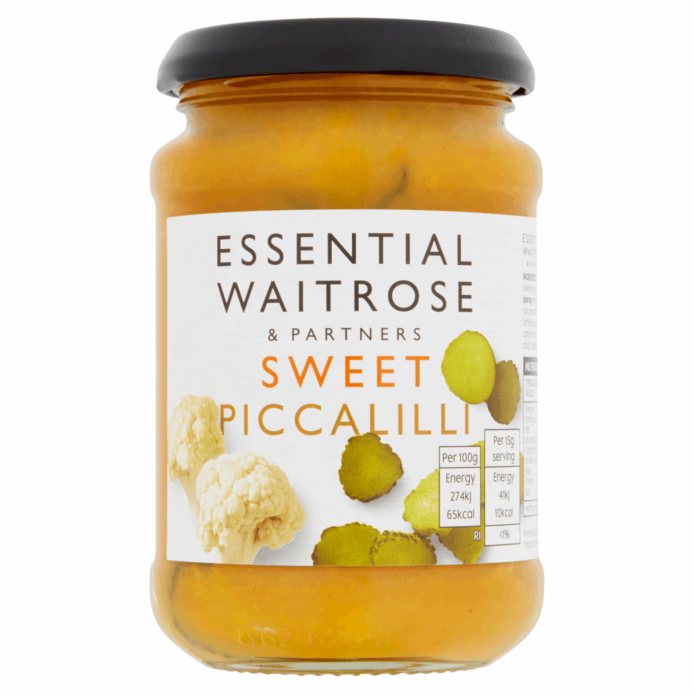 Essential Waitrose Sweet Piccalilli 275g by British Store Online