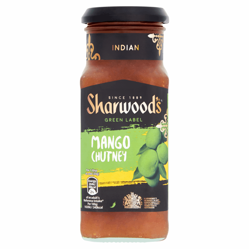 Sharwood's Green Label Mango Chutney 360g by British Store Online