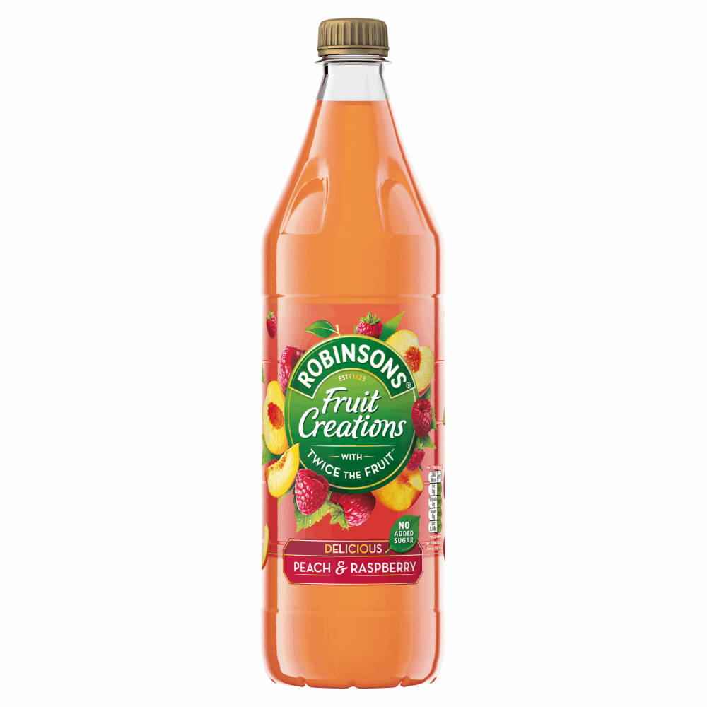 Robinsons Fruit Creations Delicious Peach & Raspberry Squash 1L by ...