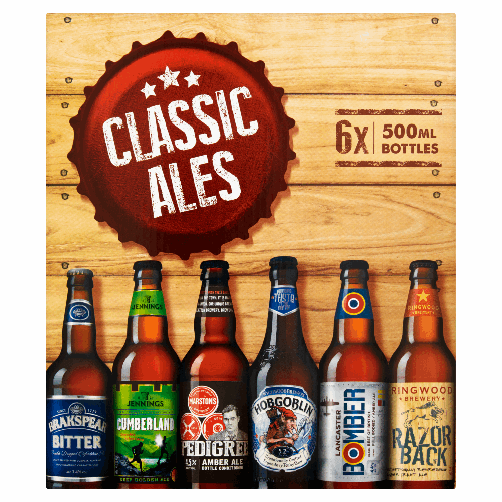 Marstons Classic Ales 6 x 500ml by British Store Online