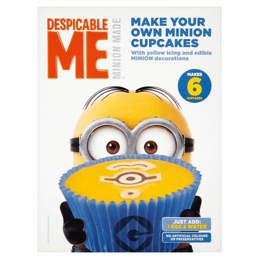 Despicable Me Make Your Own Minion Cupcakes 225g by British Store Online