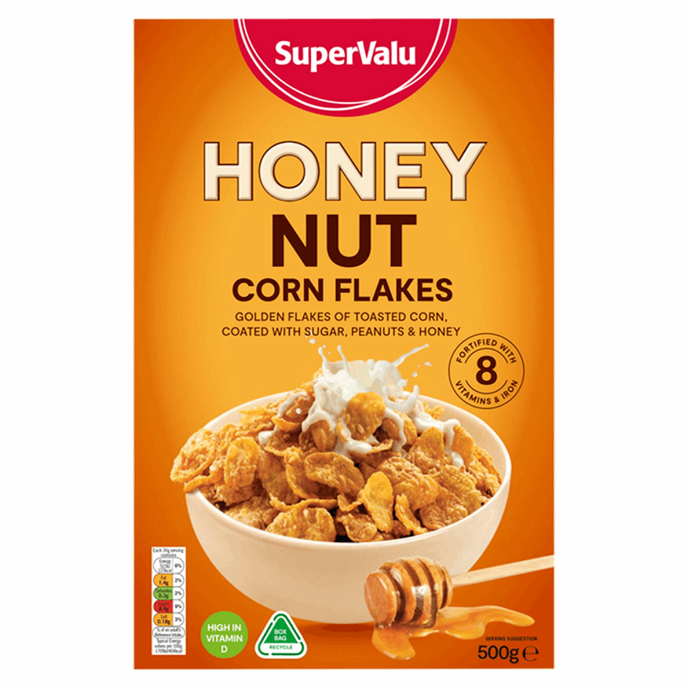 Supervalu Honey Nut Cornflakes 500g by British Store Online