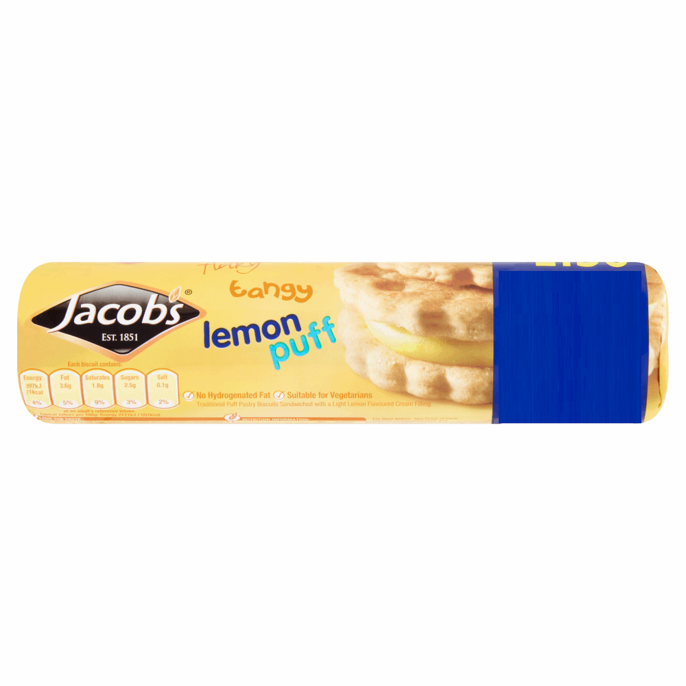 Jacob's Lemon Puff 200g by British Store Online