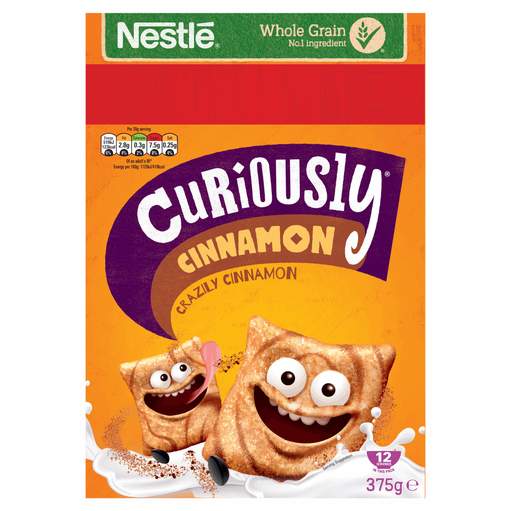 Nestle Curiously Cinnamon 375g by British Store Online