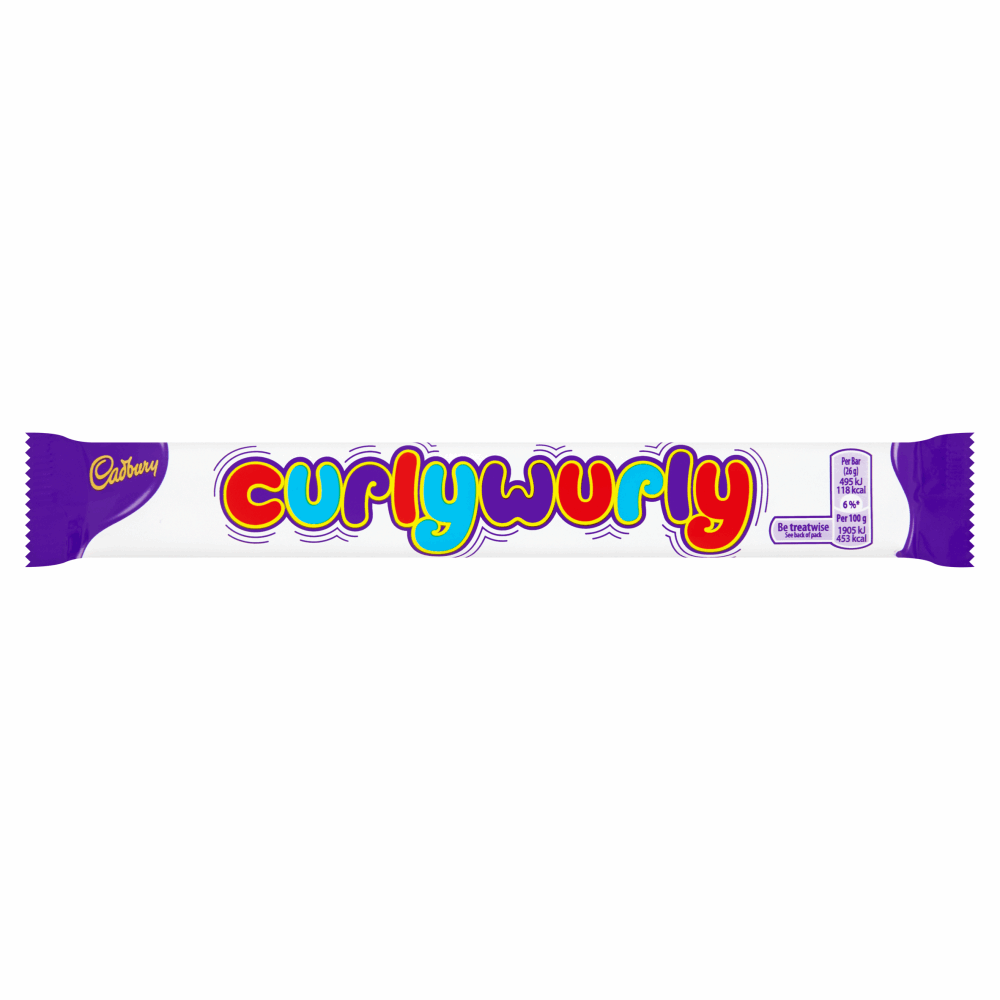 Cadbury Curly Wurly Chocolate Bar 26g by British Store Online
