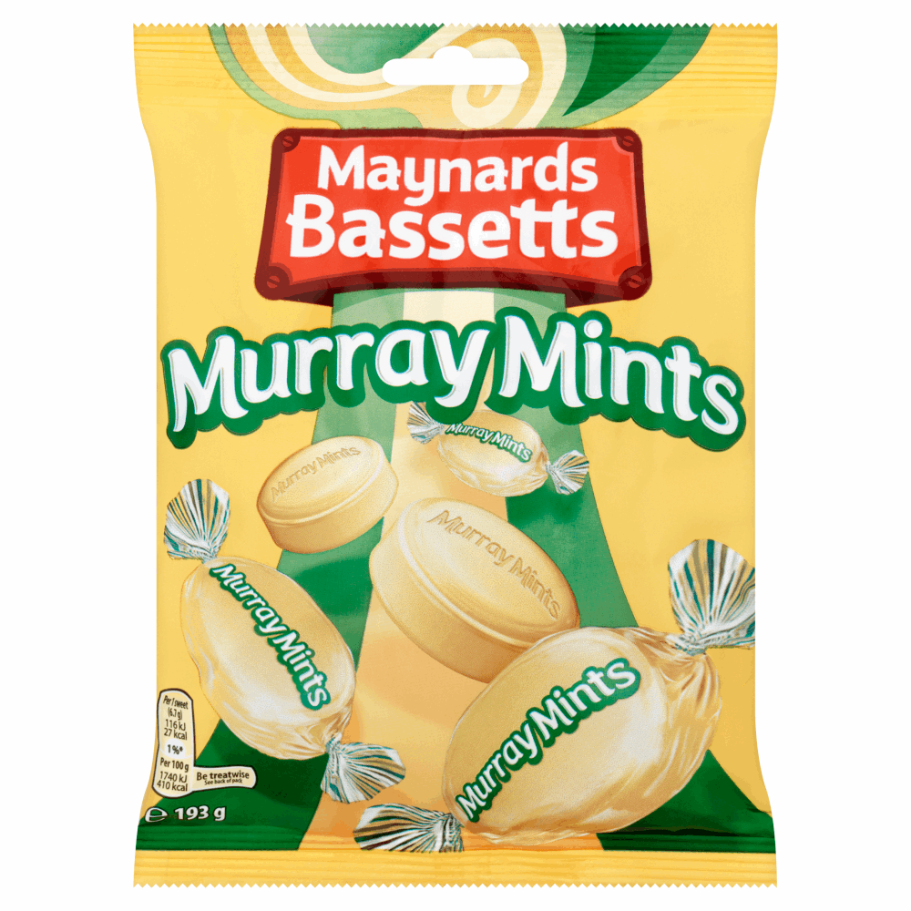 Maynards Bassetts Murray Mints Bag 193g by British Store Online