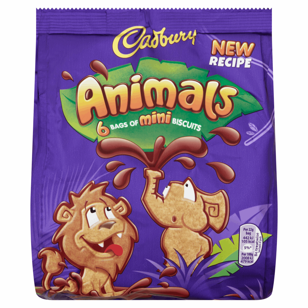 Cadbury Animals 6 x 22g (132g) by British Store Online