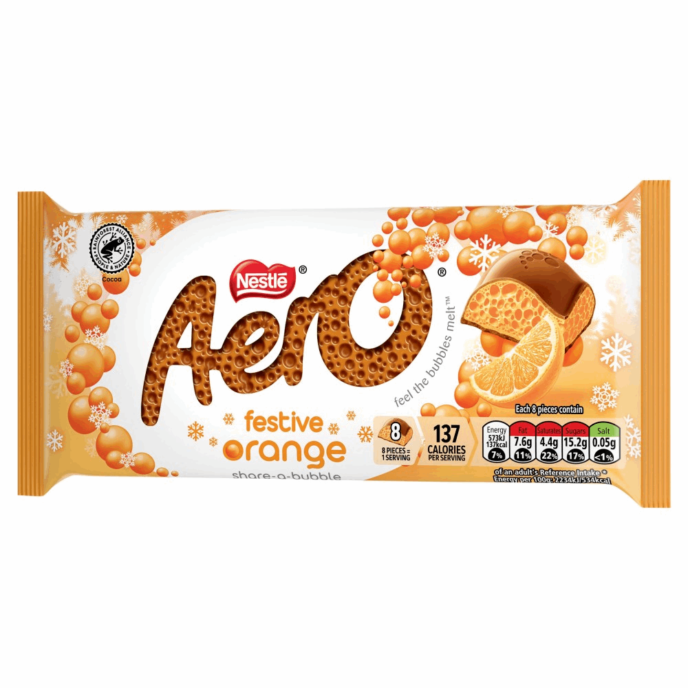 Nestle Aero Giant Orange 90g by British Store Online